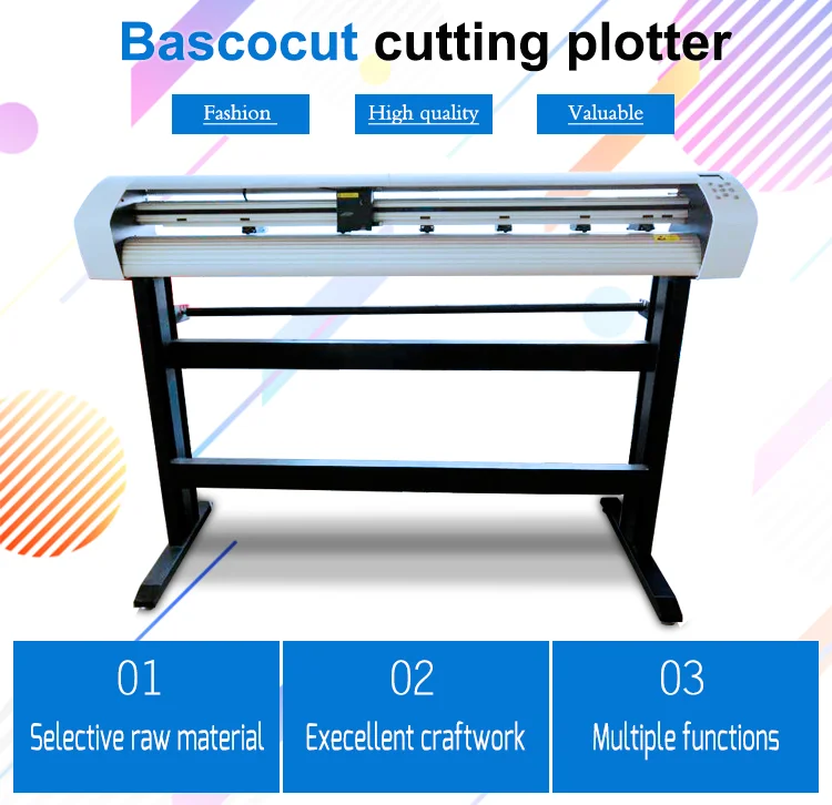 Bascocut 48 Inch Width Cutting Sticker Vinyl Plotter