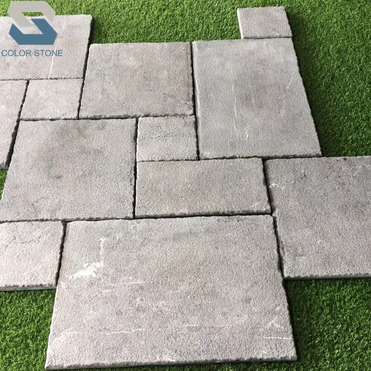 Dark Grey Travertine Pavers Tumbled Tiles Price - Buy Travertine Pavers ...