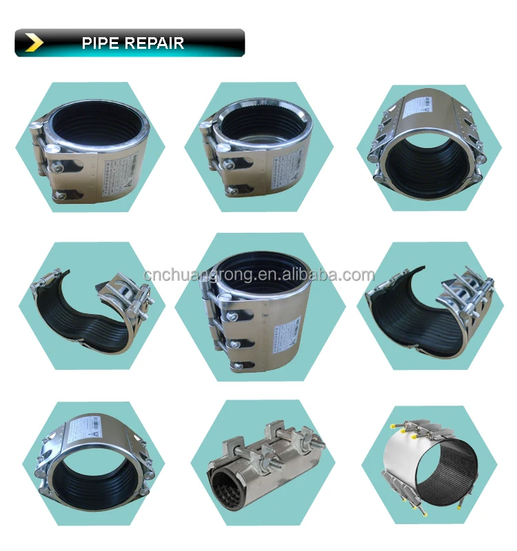 Stainless Steel Water Pipe Repair Clamps - Durable & Versatile