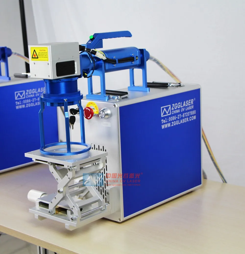 Billboard / Medal / Metal Name Plate Handheld Laser Marking Fiber Laser ...