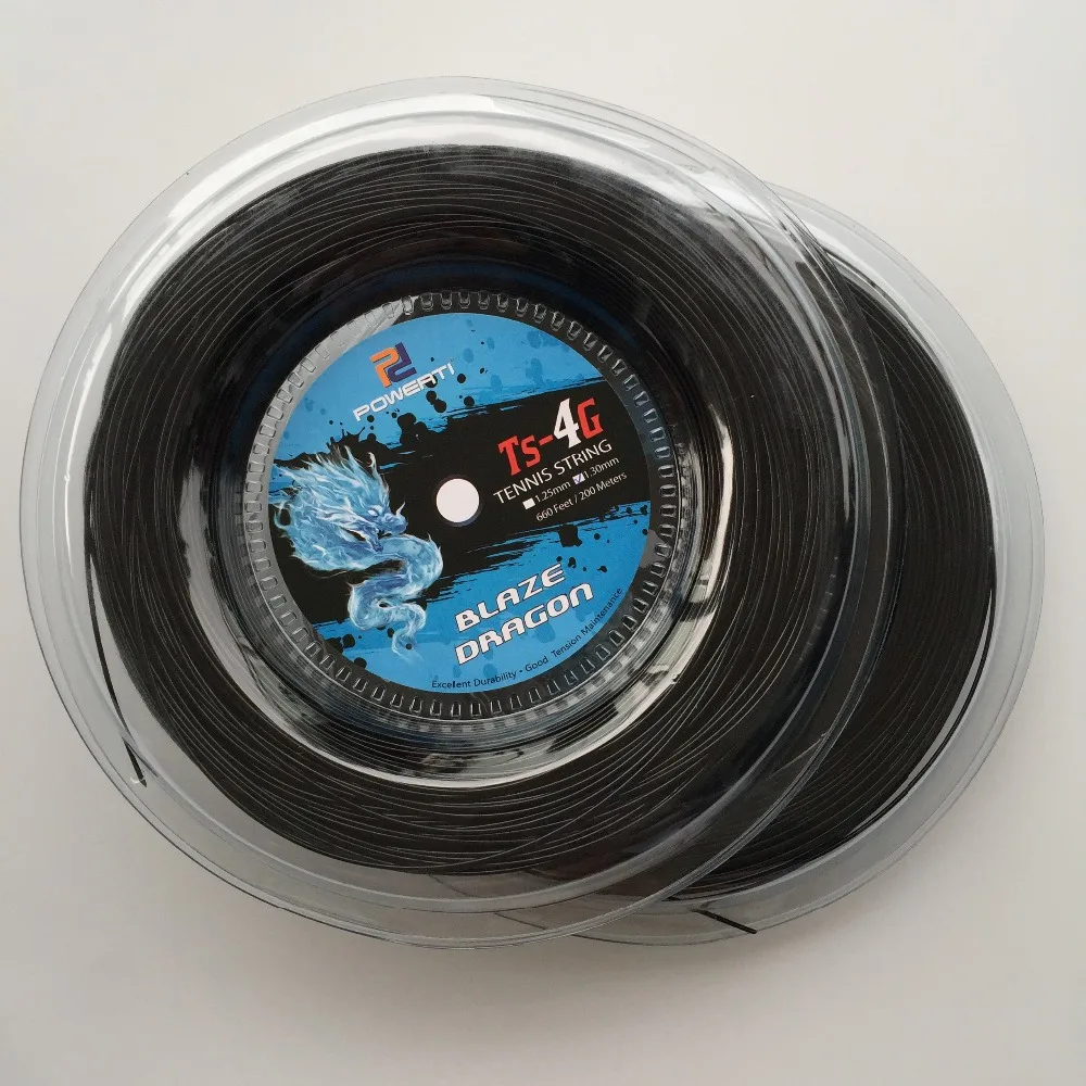 POWERTI Tennis Strings - Durable Polyester 4G Racket Strings