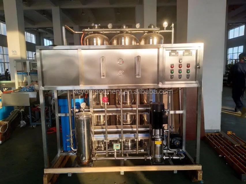 9000pcs/h Sachet Water Production Line/4000l/h Pure Water Treatment ...