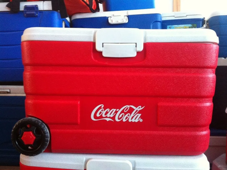 40l Trolley Cooler Box Fishing Box Insulated Ice Box Ice Chest Cooler ...