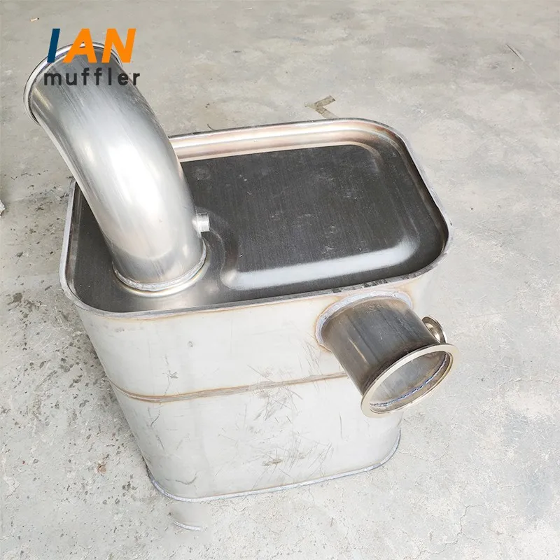Sinotruck Howo Truck 409 Stainless Steel Muffler Wg9725540538 Exhaust ...