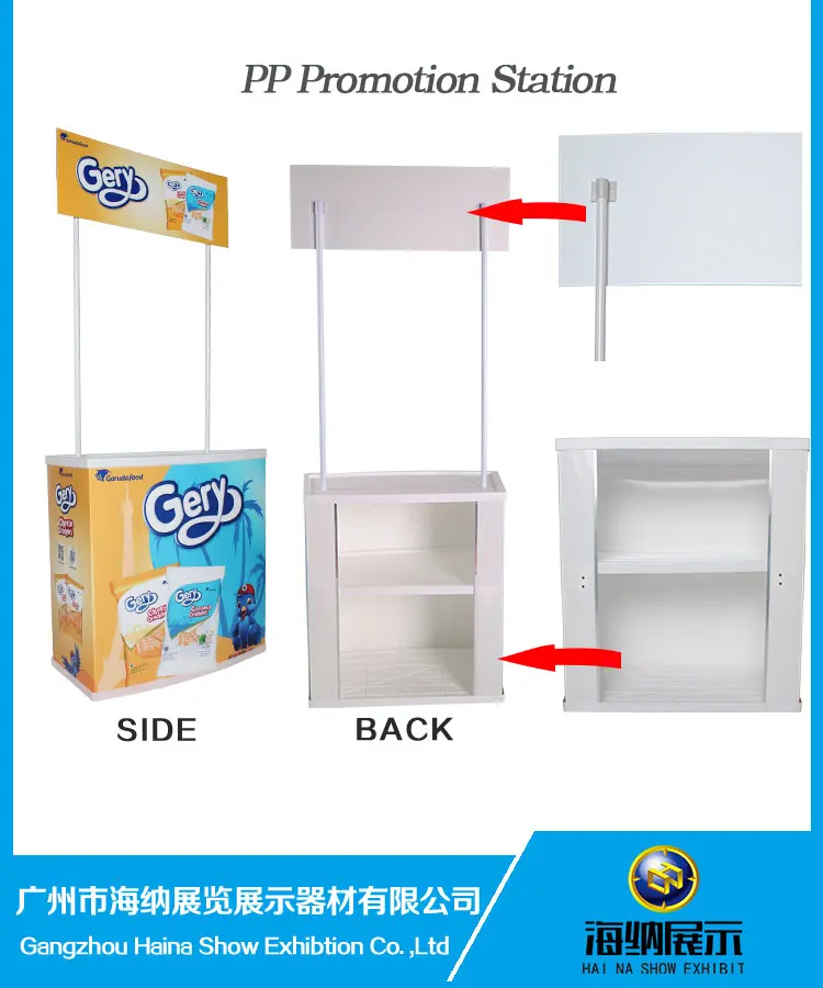 Top Quality Plastic Portable Promotional Display Counter,Coffee Shop ...
