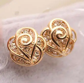 Fashion Gold Ear Tops Designs For Women - Buy Gold Ear Tops Designs ...