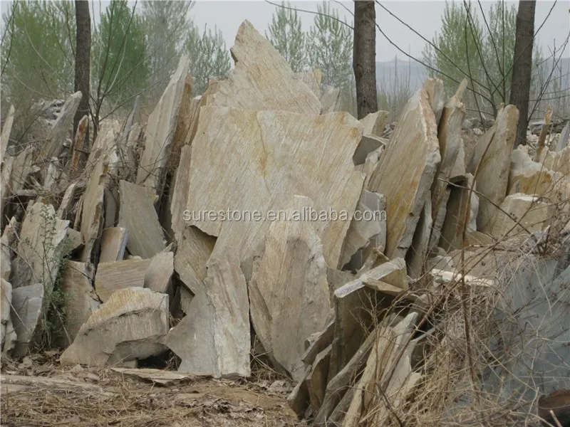 Uncut Large Natural Irregular Slate Irregular Slate Tiles - Buy ...