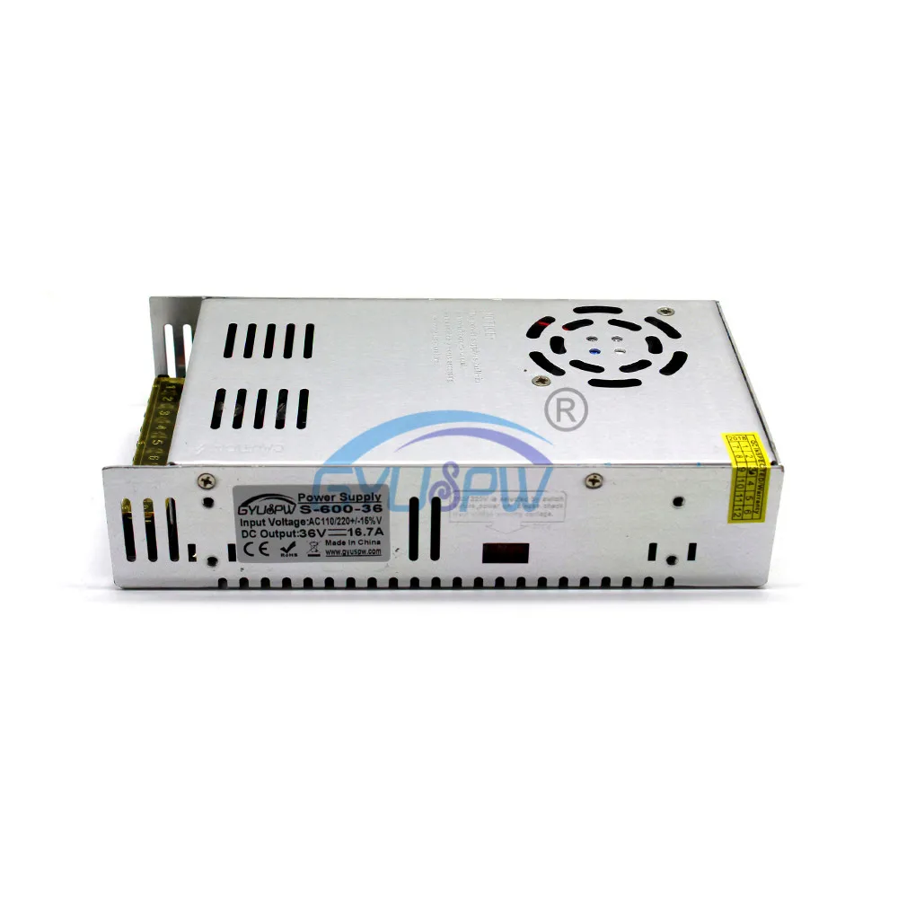Single Output Switching Power Supply 600w 16.7a 36v Dc Power Supplies ...