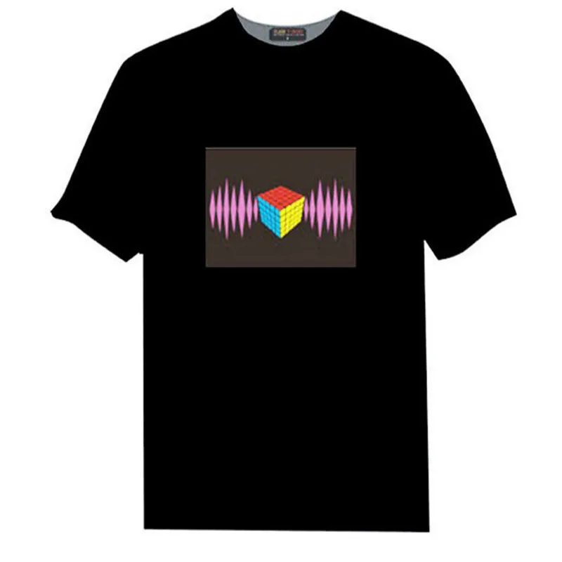 Unionpromo Flashing 100% Cotton T-shirt Led Display Light T-shirt - Buy ...