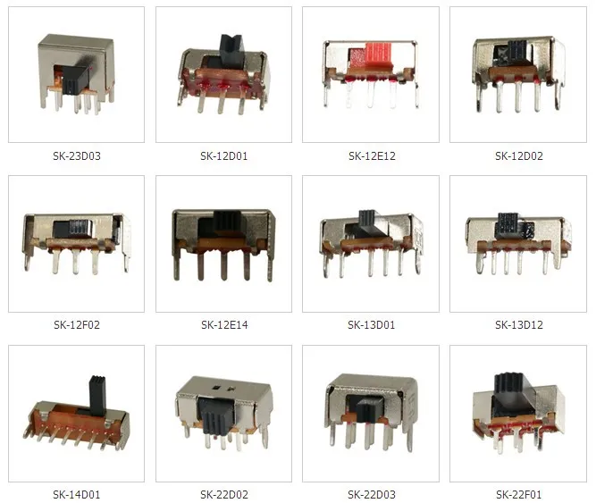 SK22H04スライドスイッチSK-22H04-G9 SK-12D07-VG4 SK-22H24-G4 SK-22H24-G5 SK-22H24-G6 SK-23D04-G9 SK-23D05 ...