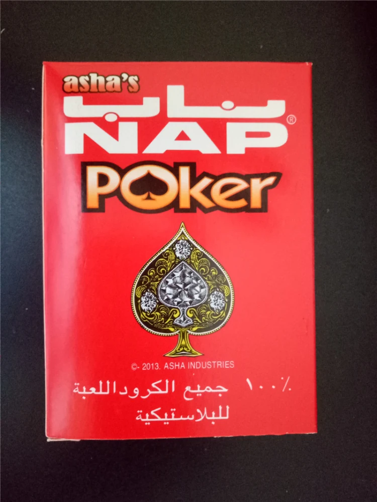 Custom Logo Designed Poker Nap Poker Plastic Playing Poker Cards - Buy ...