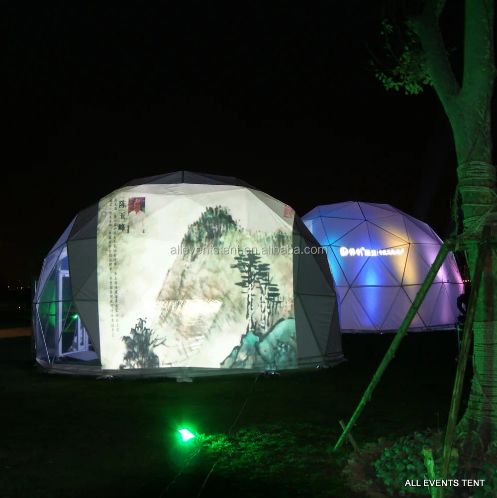 10m Steel Geodesic Dome Tent for Projection - All Events Tents