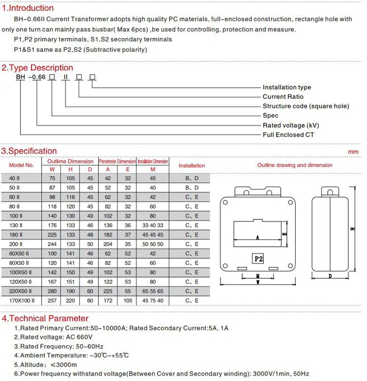 Small Wound Type Instrument Current Transformer With Ct Electric Meter ...