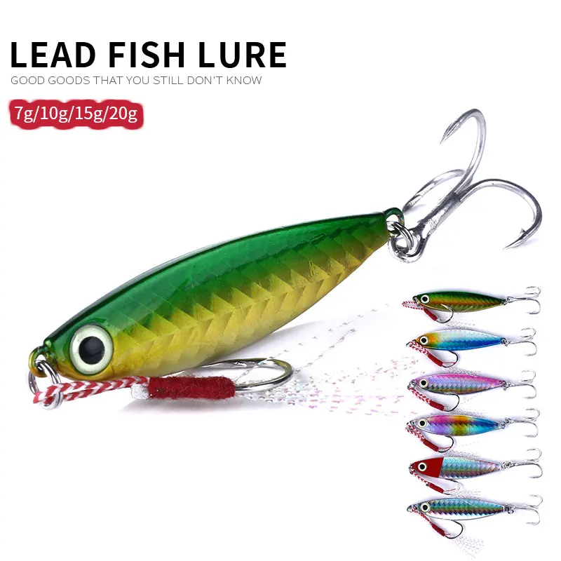 Hengjia Metal Jig 5cm 10g Lead Molds Slow Jig Metal Lead Jigs Fishing ...