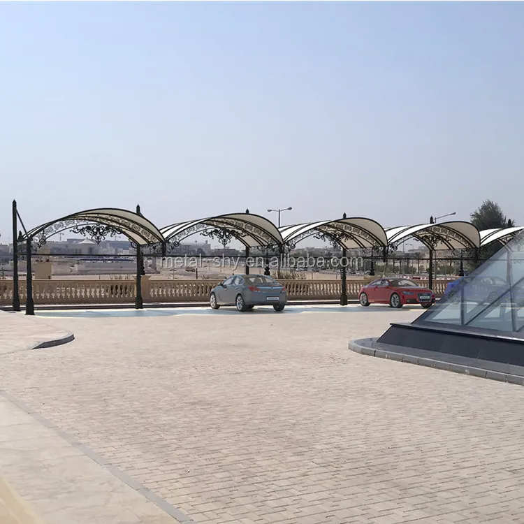 Wrought Iron Car Parking Shade - Durable & Stylish