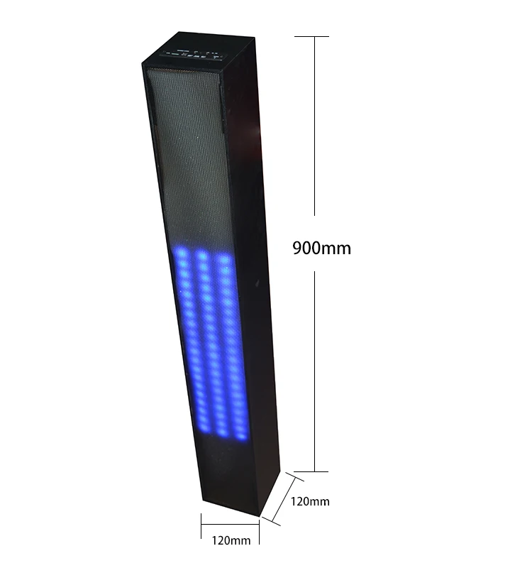 Karaoke Wireless Party Speaker Tower Rechargeable with Colorful Led ...