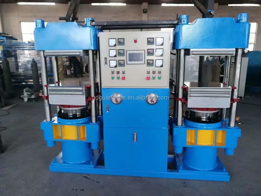 Vacuum Foaming Vulcanizer Press Automatic Hydraulic Double Station ...