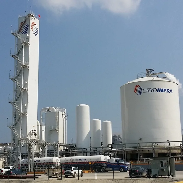 3000L 3M3 Liquid Oxygen/ Nitrogen Mini Tank Microbulk