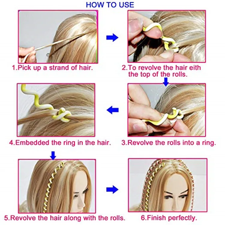 Women Hair Styling Twister Clip Girls Hair Braider Diy Tool Accessories ...