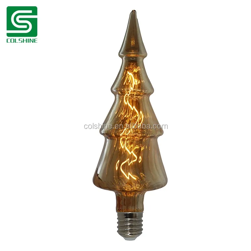 Pear Shaped Textured Amber Glass Filament Led Bulb - Buy Filament Led ...