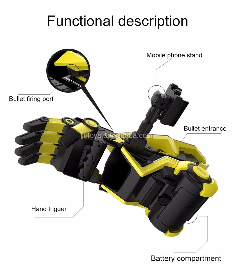 New Products 2017 3d Robot Hand Soft Bullet Water Gun - Buy Robot Hand ...