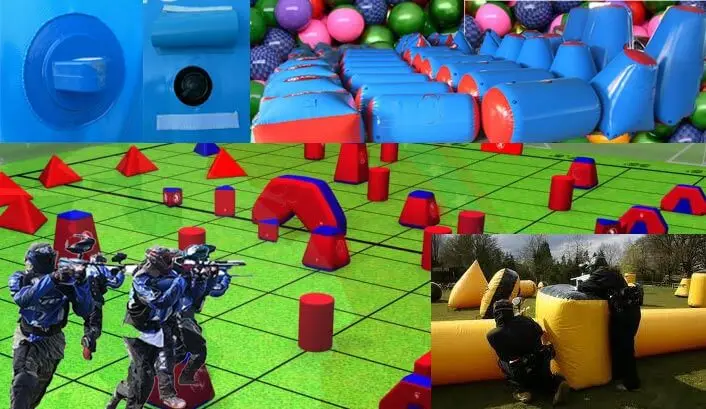Airtight Inflatable Paintball Wall Inflatable Shooting Paintball ...
