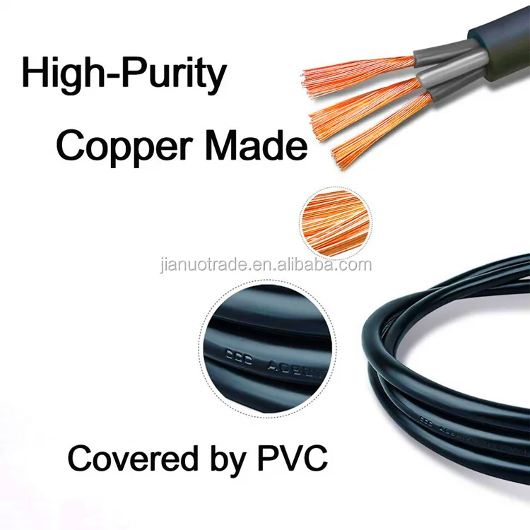 15 Amp Replacement Power Cord With Pigtail Open Cable - Buy Power Cord ...