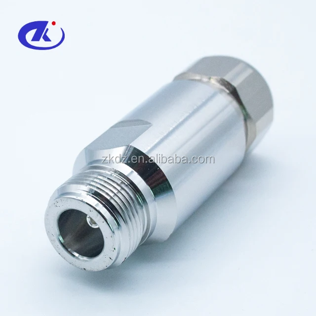 N Female Rf Connector For 1/2 Superflex Cable For Communication - Buy N ...