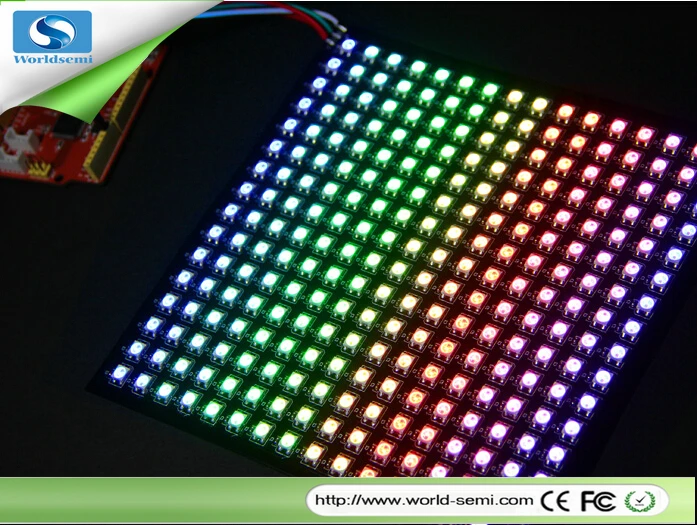 Ws2812 Multi Color Flexible Led Matrix Programmable - Buy Ws2812b ...