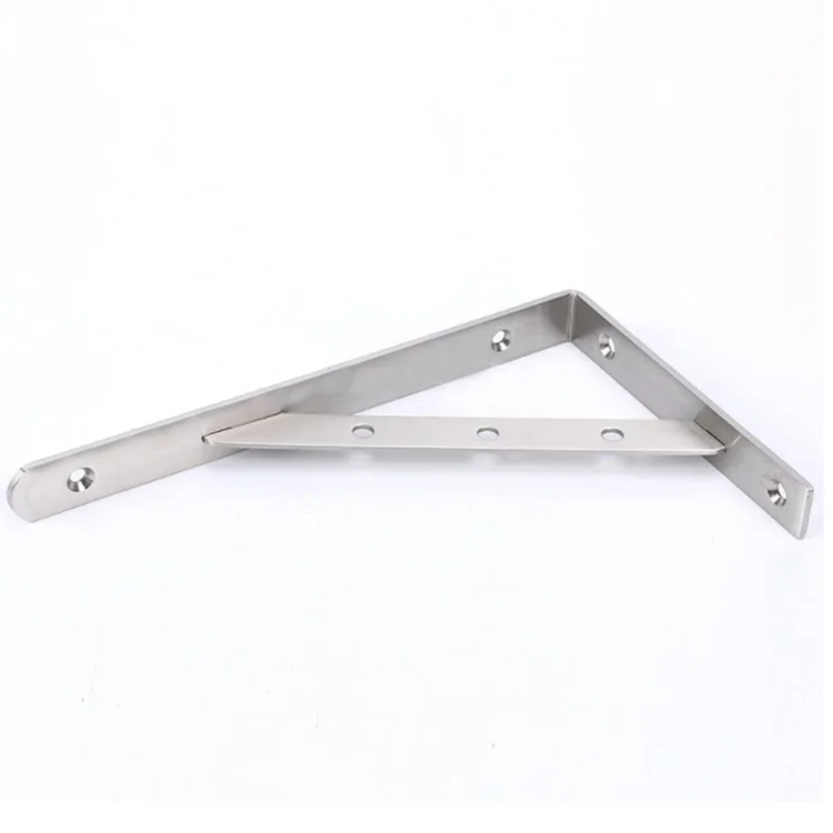 Stainless Steel Triangle Support Iron Frame Wall Shelf Right Angle ...