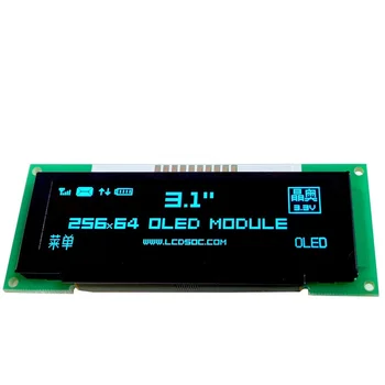 M31s1322_01_b 3.12 Inch 10pin Blue Oled Module Ssd1322 Drive Ic 256*64 ...