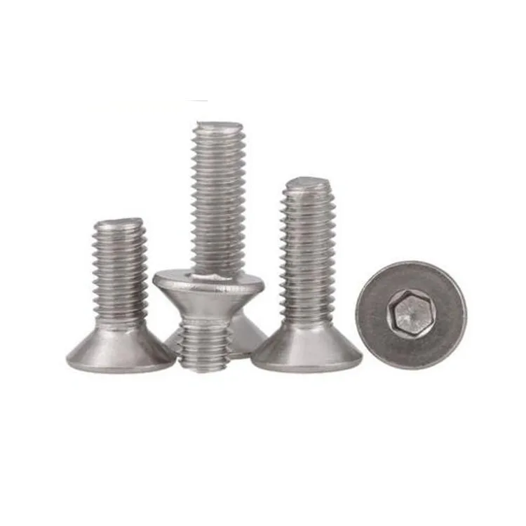 Stainless Steel Din 7991 Hexagon Socket Countersunk Head Cap Screws ...