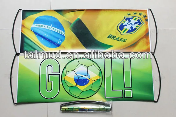 Football Fans Retractable Custom Printing Hand Held Banners - Buy Hand ...