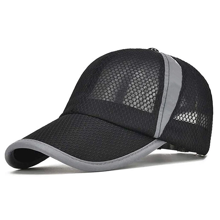 Summer Unisex Dry Fit Hats Quick Dry Baseball Cap Lightweight Mesh ...