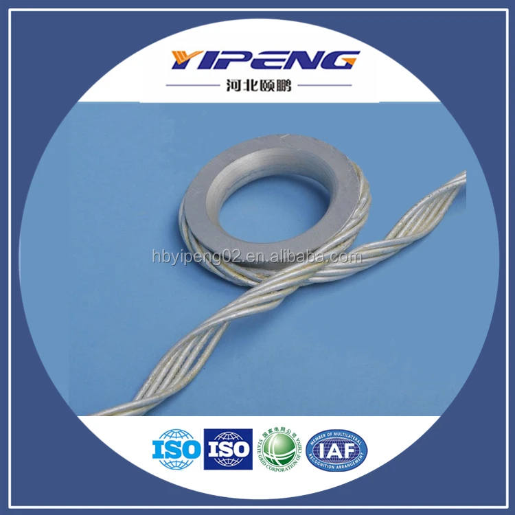 Galvanized Steel Preformed Guy Grip/Preformed Brace Grip 5/16" 3/8" 1/2 ...