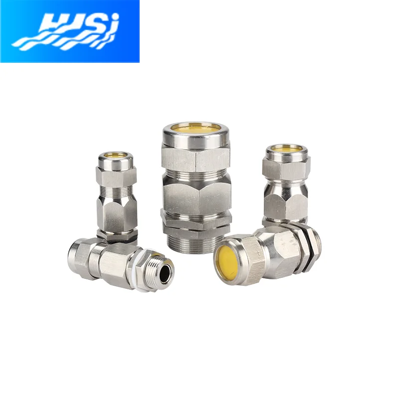 M16 M32 M25 M20 Metal Explosion Proof Cable Gland Atex Armored Exd Exe Iecex Group 1 Group Il 2 ...