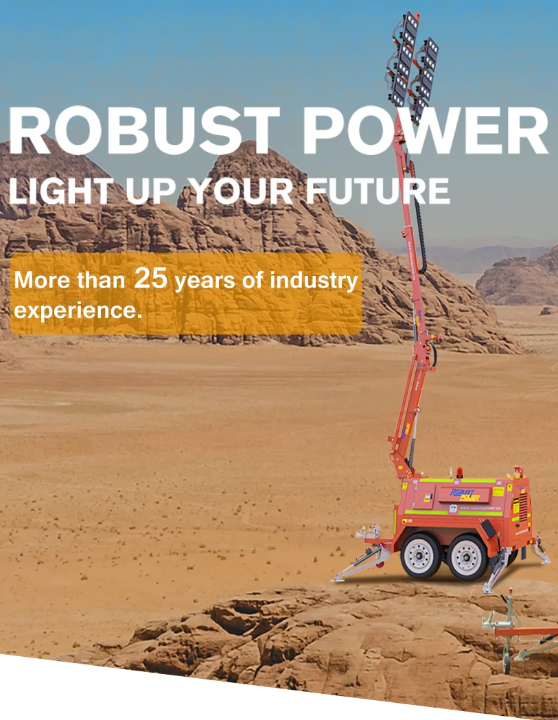 Fujian Robust Power Co., Ltd. - Mobile lighting tower, Diesel generator set