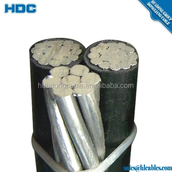 3x70 50 Abc 4x16 4x25 2x25mm2 4/0 Awg Wire Abc Cable Collie Duplex Abc ...