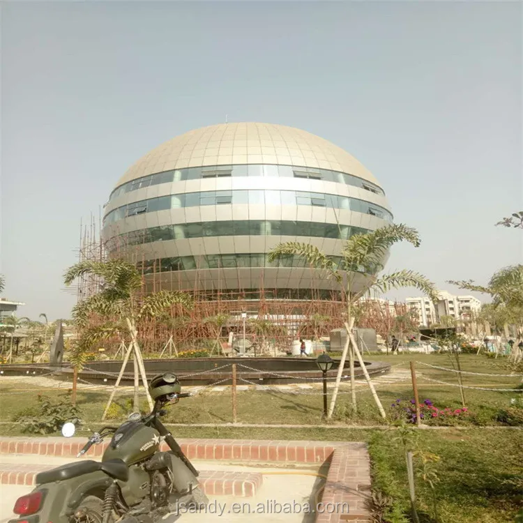 Sphere Type Design Prefab Light Gauge Steel Framing Dome Mosque