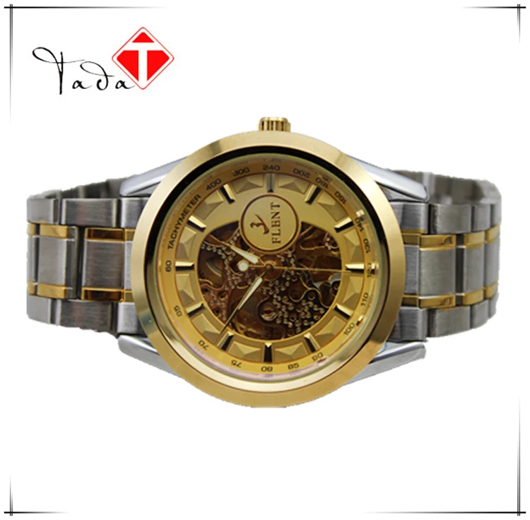 Flent Automatic Self Winding Watches Men Stainless Steel Band Analog ...