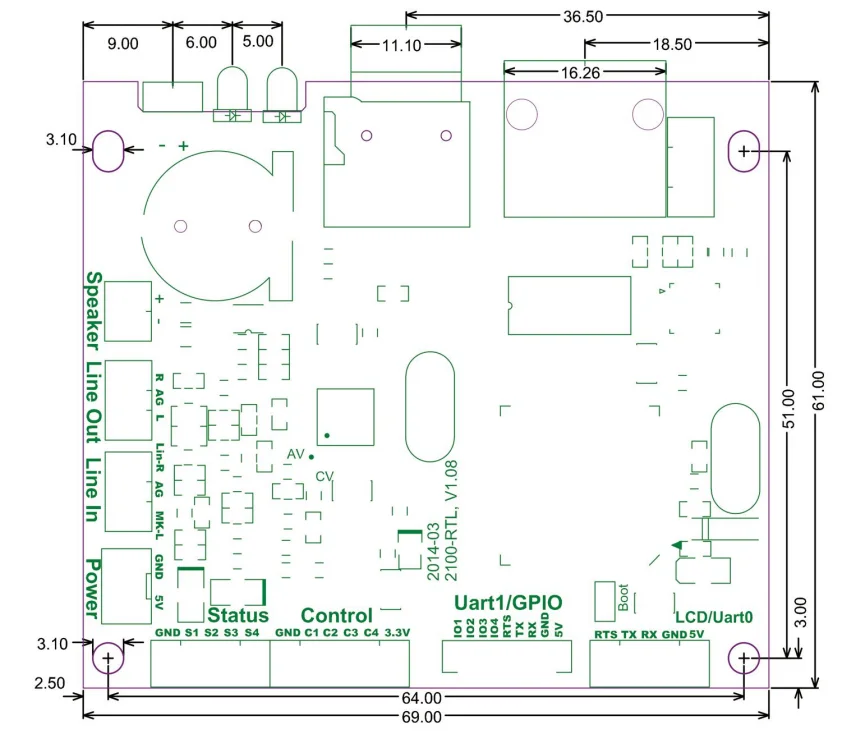PA System IP Audio Module with Power Amplifier & Intercom