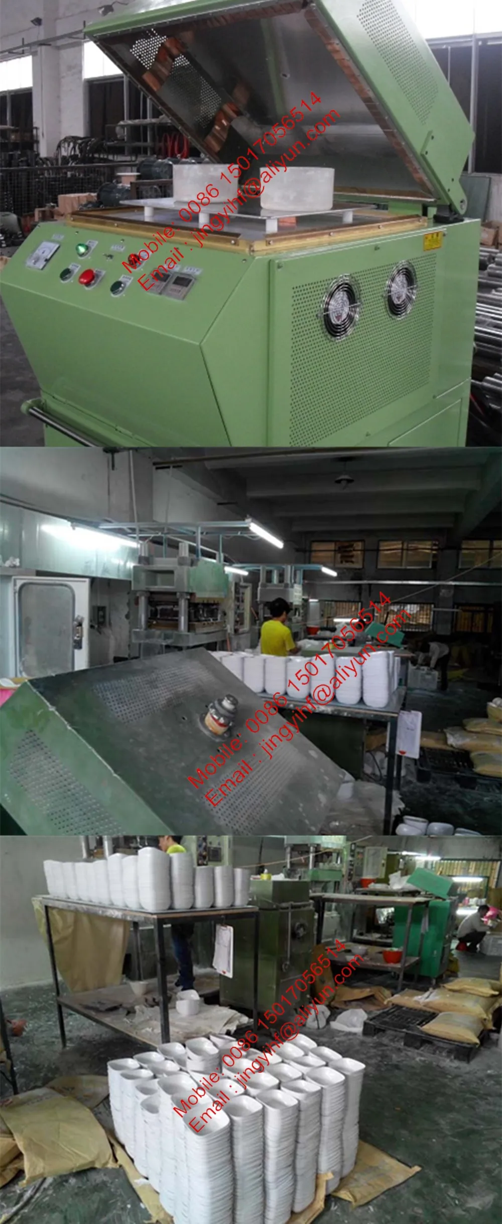 High Frequency Preheating Melamine Dinner Set Making Machine For ...