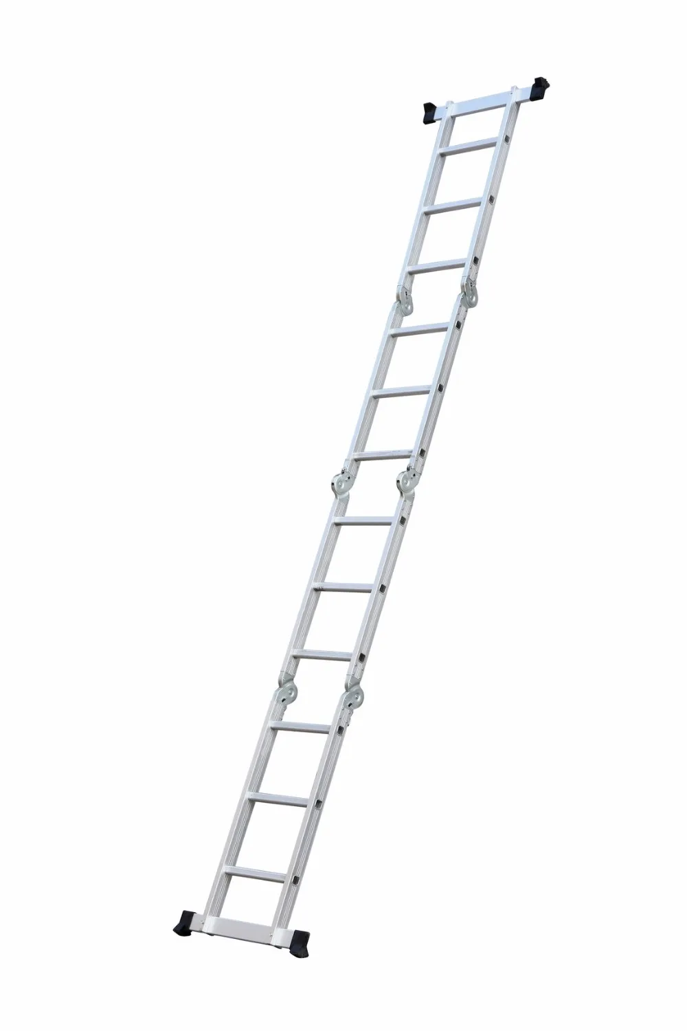 Durable Aluminum Multipurpose Husky Collapsible 12 Foot Step Ladder ...