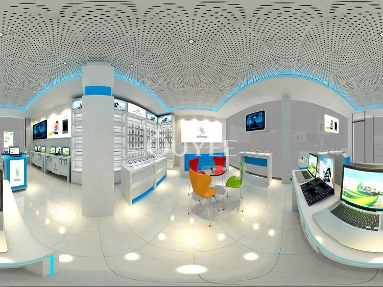 Customized Furniture for Computer Shop Interior Design