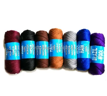Hot Brazilian Wool Hair African Hair Threading Yarn For Braiding Hair ...