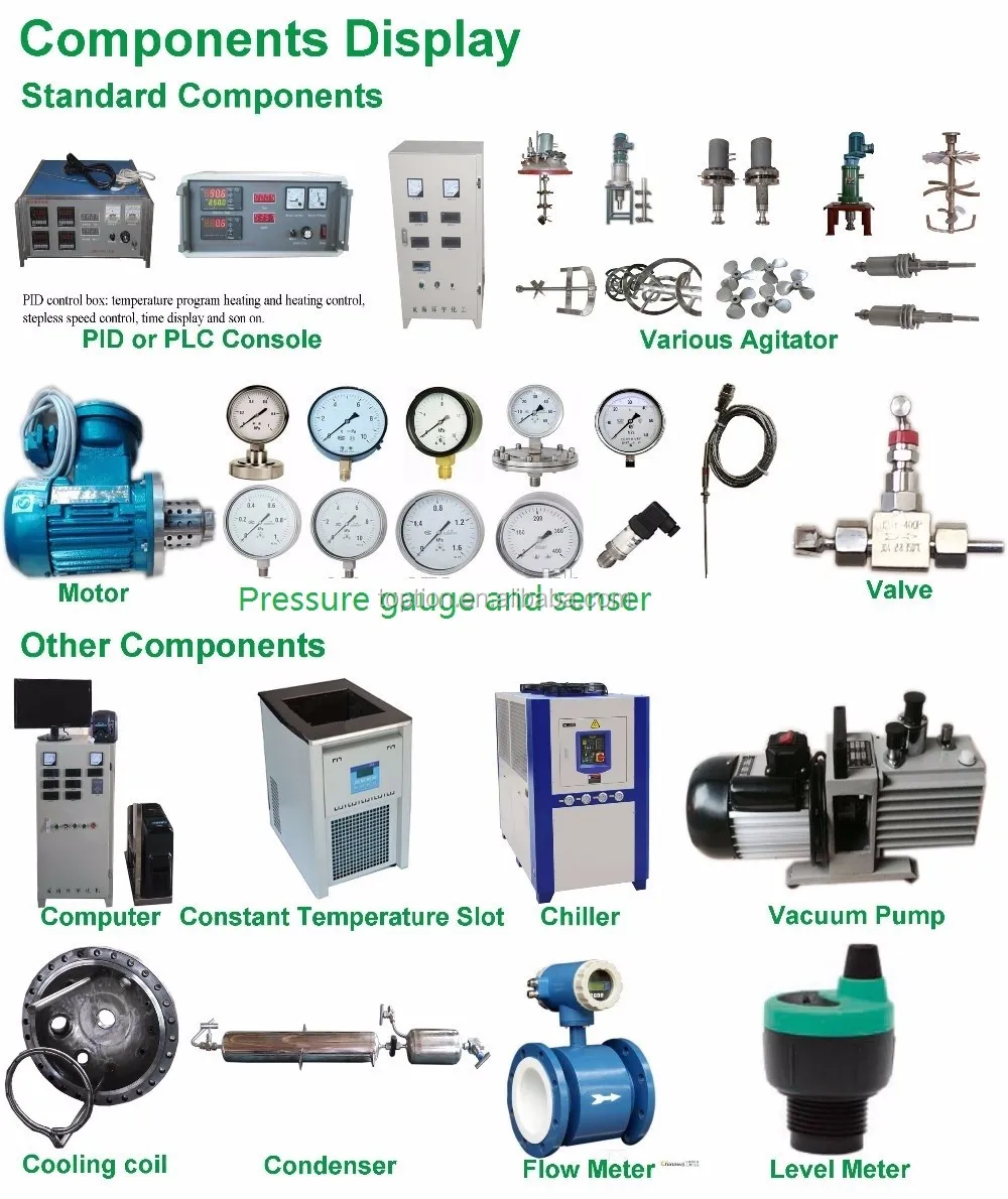 Polymerization Hydrolysis Chemical Reactor with Agitator