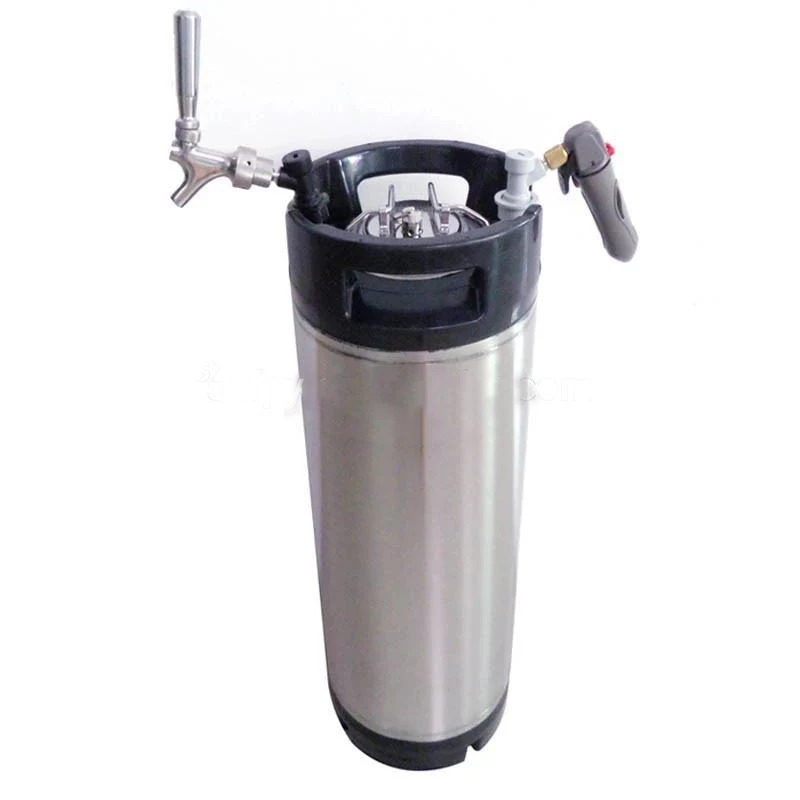 5 Gallon Cornelius Style Bright Shining Polished 90% New Beer Ob Keg ...
