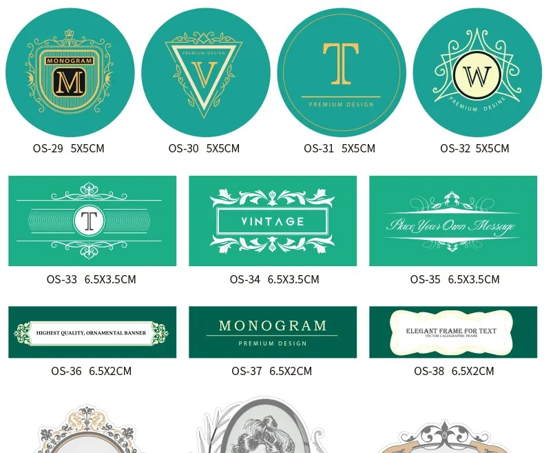 Custom Design Self-adhesive Label Trademark LOGO Advertising Printing ...