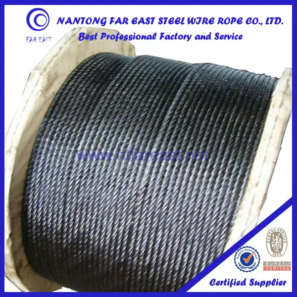 To Japan Wire Rope,6*36sw+iwrc Ungalvanized And Galvanized Steel Wire ...