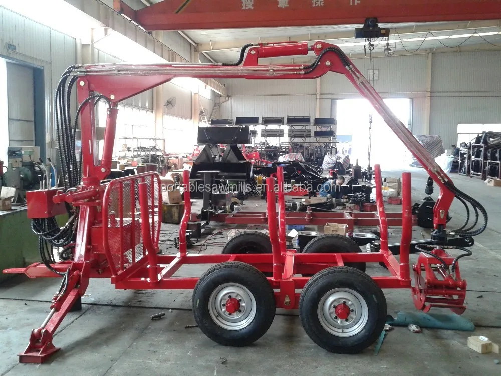 Forestry Log Lift Crane With Trailer - Buy Atv Log Crane,Forest Log ...